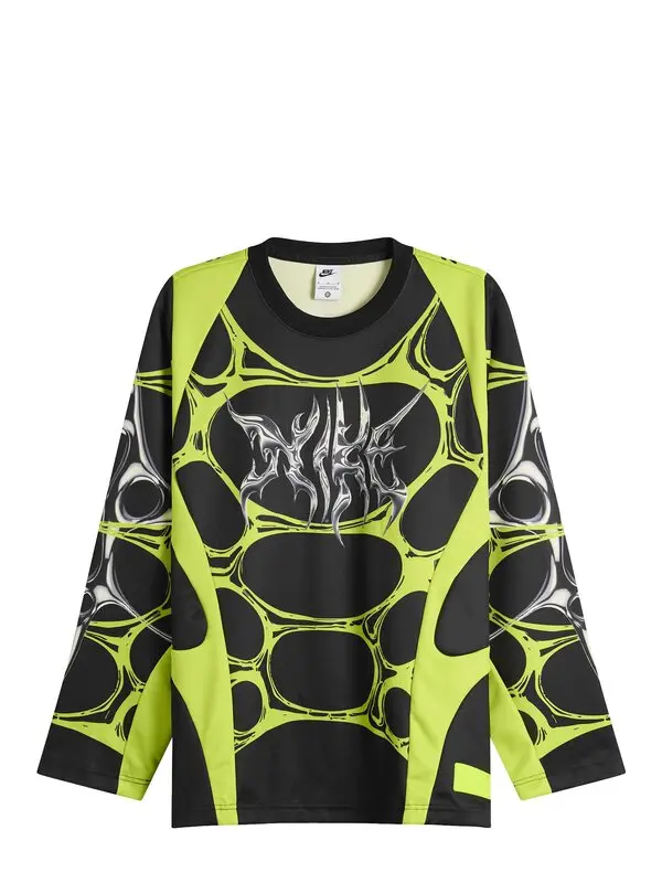 Nike Project F.r.o.g. Jelly Cage Jersey Top - Black/cream/volt Ice