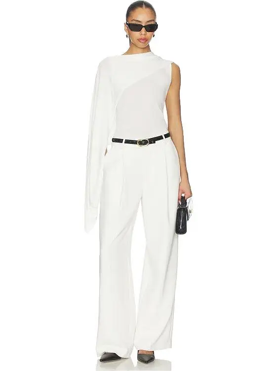 L'academie Nasim Knit Cape Top - Ivory