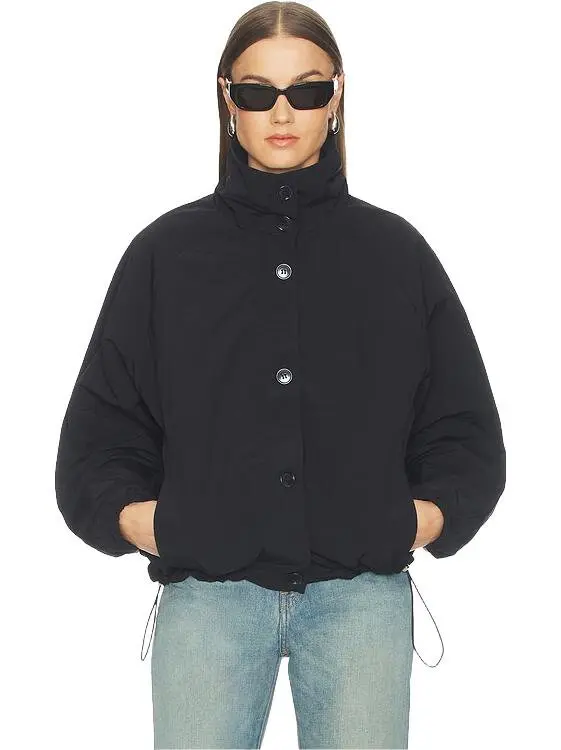 Superdown Funnel Neck Jacket - Black