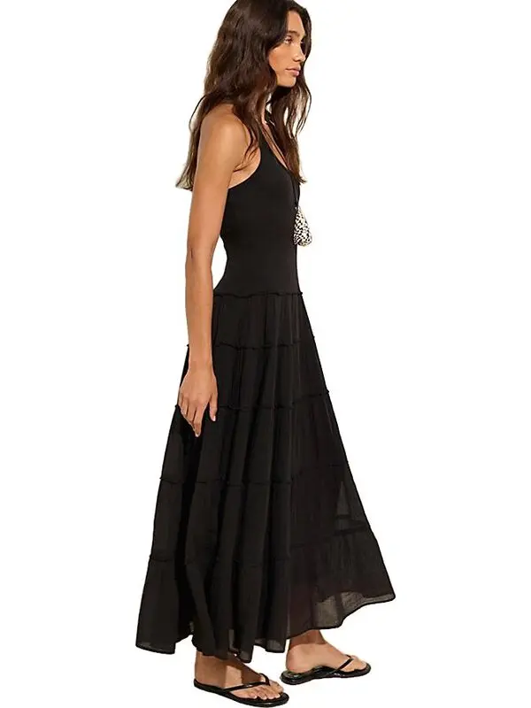 Free People Set Sail Maxi Dress - Black