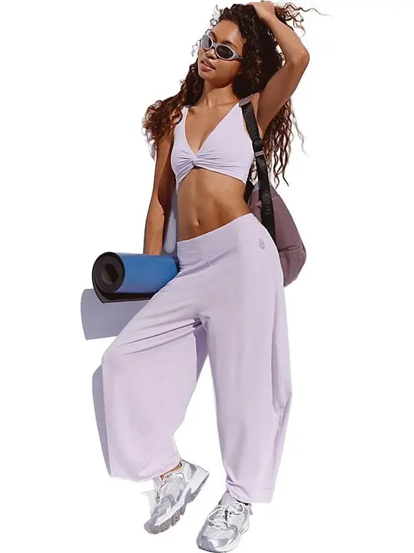 Free People Hot Shot Easy Pants - Cool Lilac
