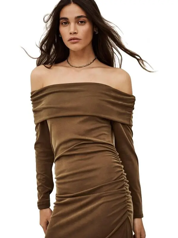 Ba&sh Bettina Dress - Brown