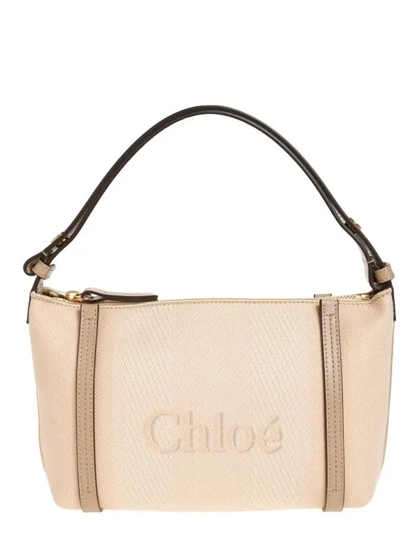 Chloé Canvas Shoulder Bag - Blushy Beige