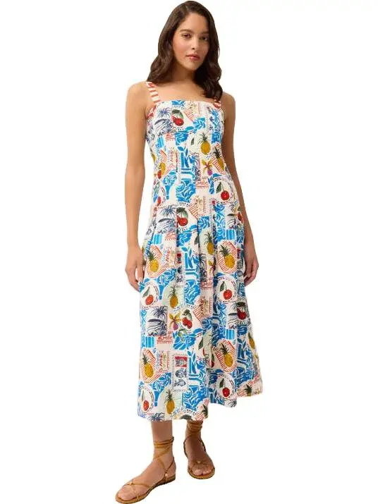 MARIE OLIVER Dixon Midi Dress - Postcard