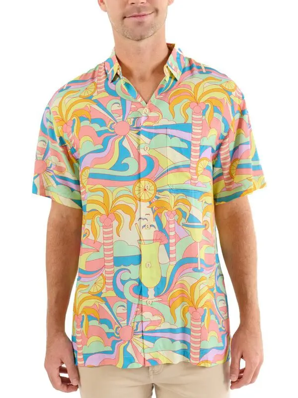 Kenny Flowers The Paradisoshort Sleeve Shirt - Yellow