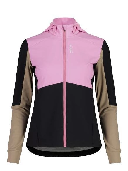 MALOJA Nesham Nordic Hybrid Softshell Jacket - Deep Black Multi