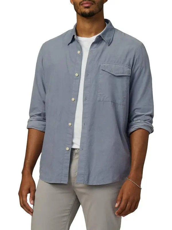 Joe's Jeans The Reynolds Baby Corduroy Button-up Shirt - Troposphere