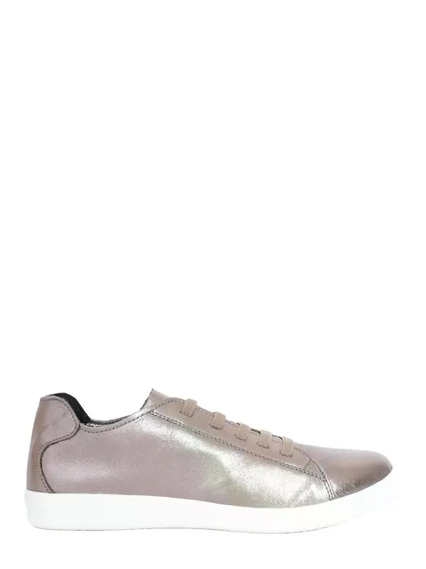 STUDIO CHOFAKIAN Leather Sneakers - Silver