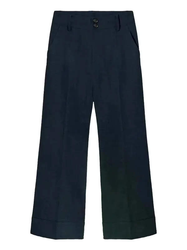 La DoubleJ Cuffed Trousers - Blue
