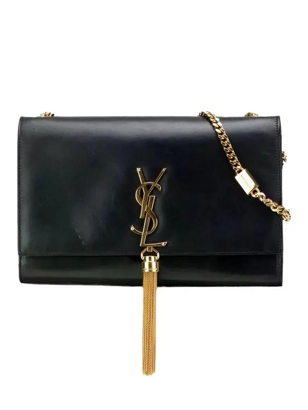 Saint Laurent 2013 Monogram Kate Tassel Crossbody Bag - Black