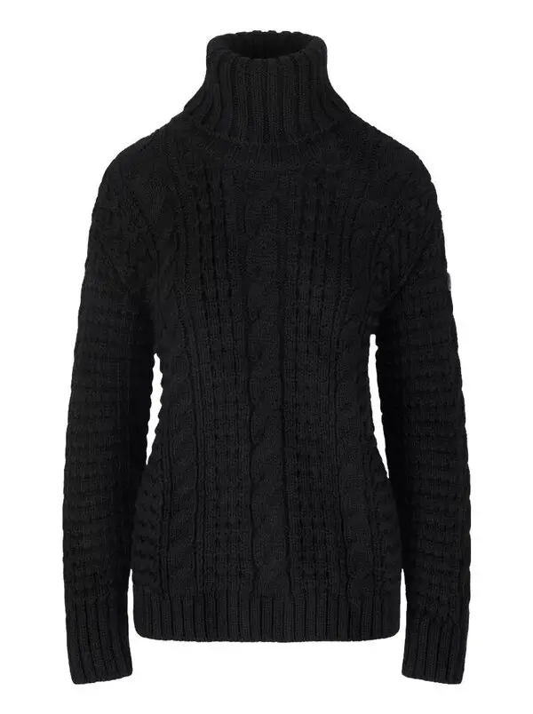 Moncler X Ee72 Wool Turtleneck Sweater - Black