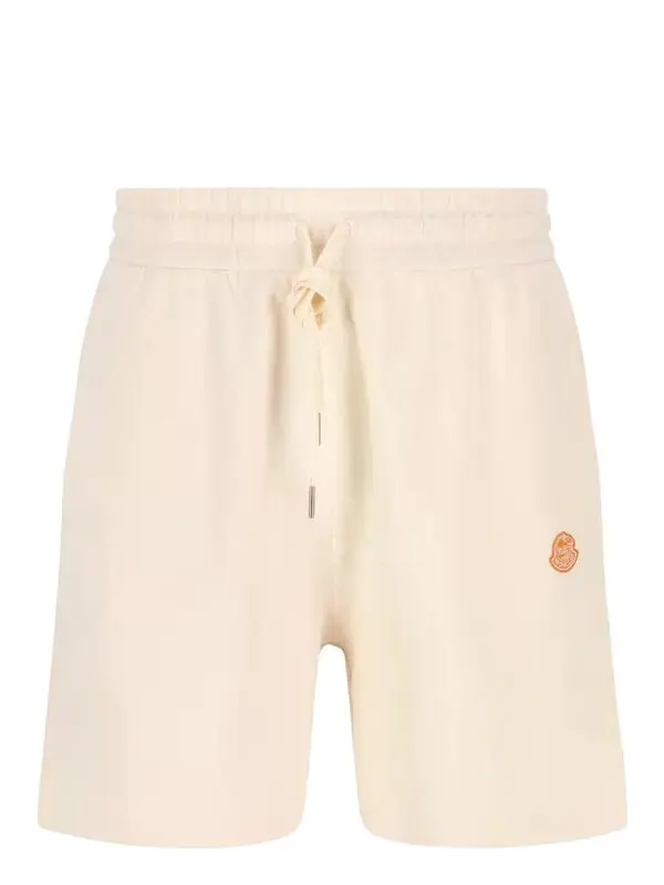 Moncler X Gilga Farm Donald Glover Cotton Shorts - Neutrals