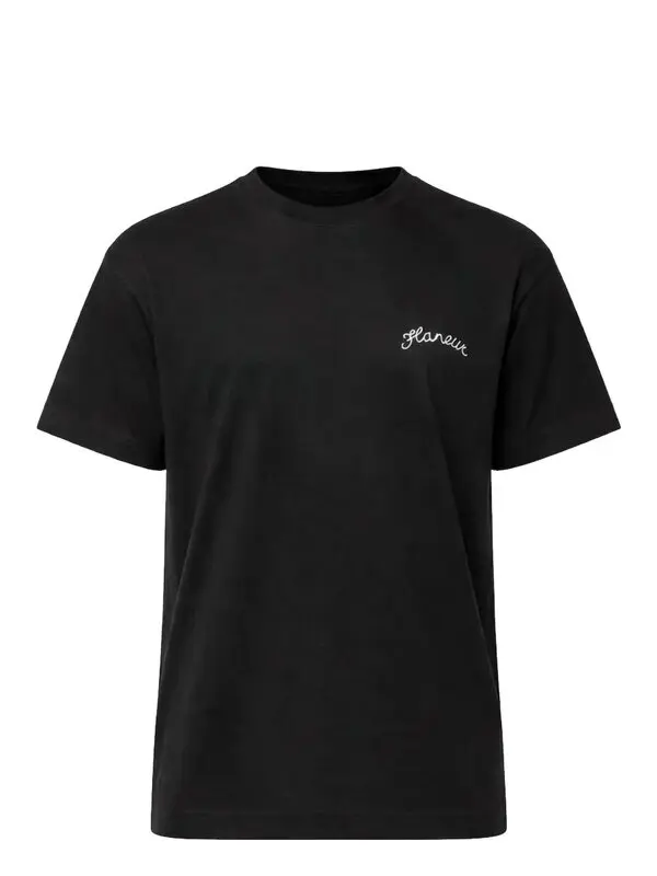 FLANEUR Logo T-shirt - Black