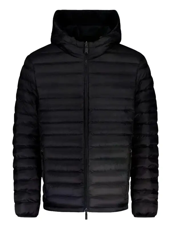 CIESSE PIUMINI Hooded Quilted Reversible Jacket - Black