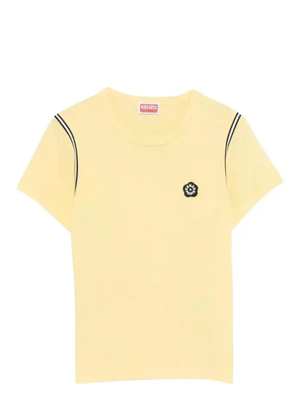 Kenzo Logo Appliqué T-shirt - Yellow