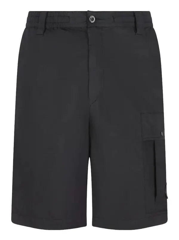 C.P. COMPANY Cargo-pocket Bermuda Shorts - Black