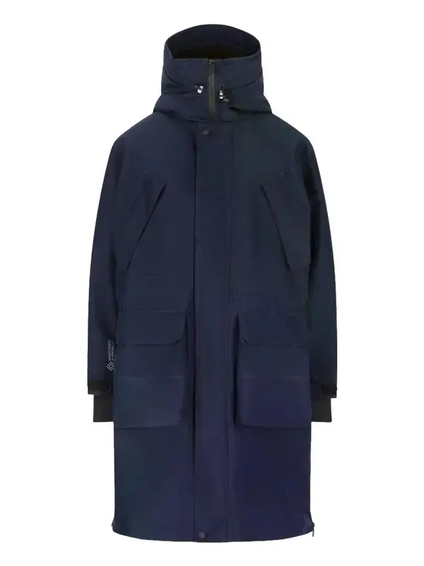 Moncler Adjustable Hooded Coat - Blue