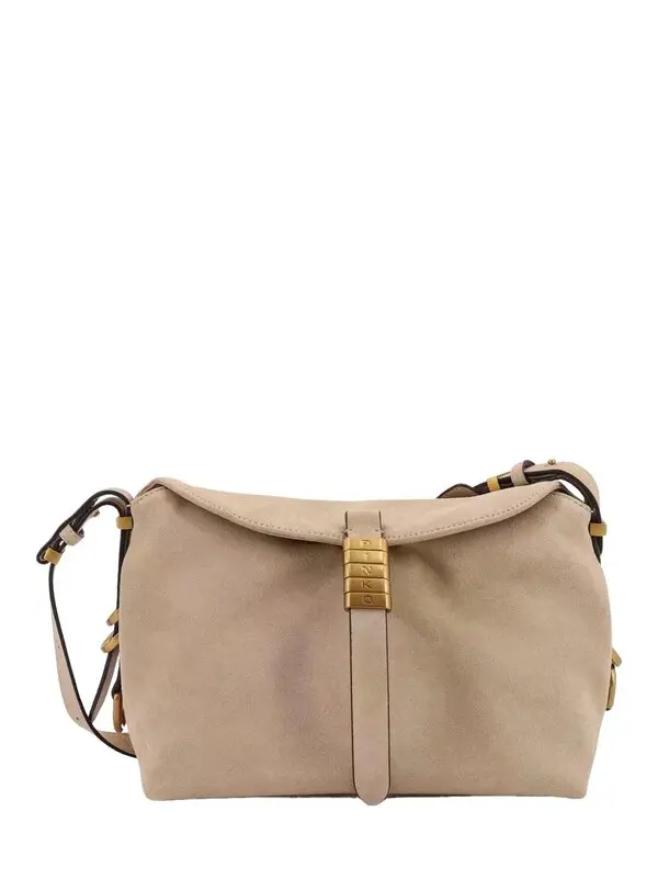 Pinko Flap-top Shoulder Bag - Neutrals