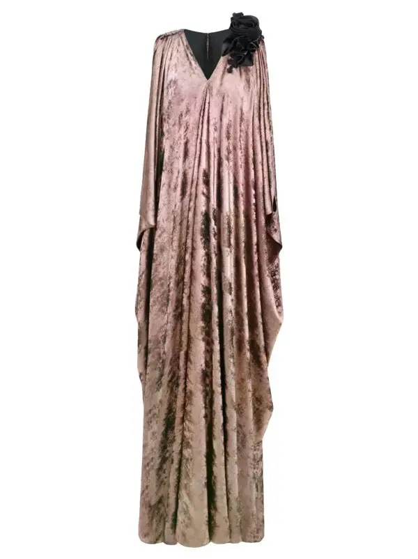 GEMY MAALOUF Loose-cut Maxi Dress - Pink