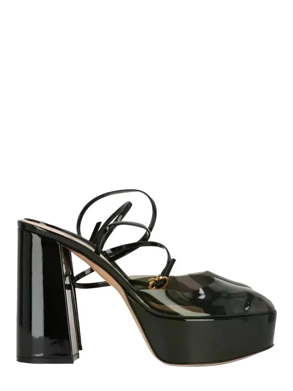 GIANVITO ROSSI Buckle-fastening Platform Sandals - Black