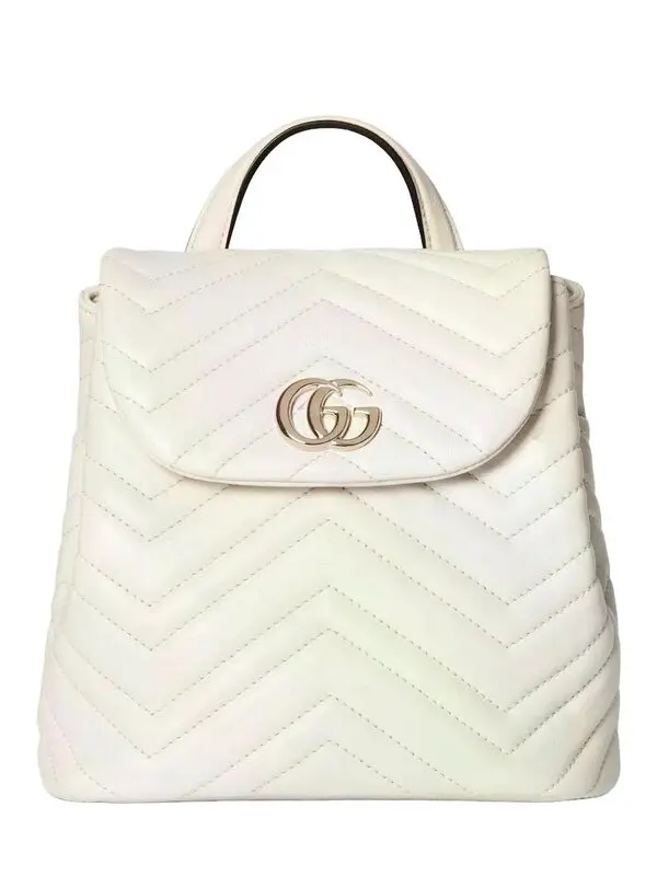 Gucci Mini Gg Marmont Backpack - Neutrals