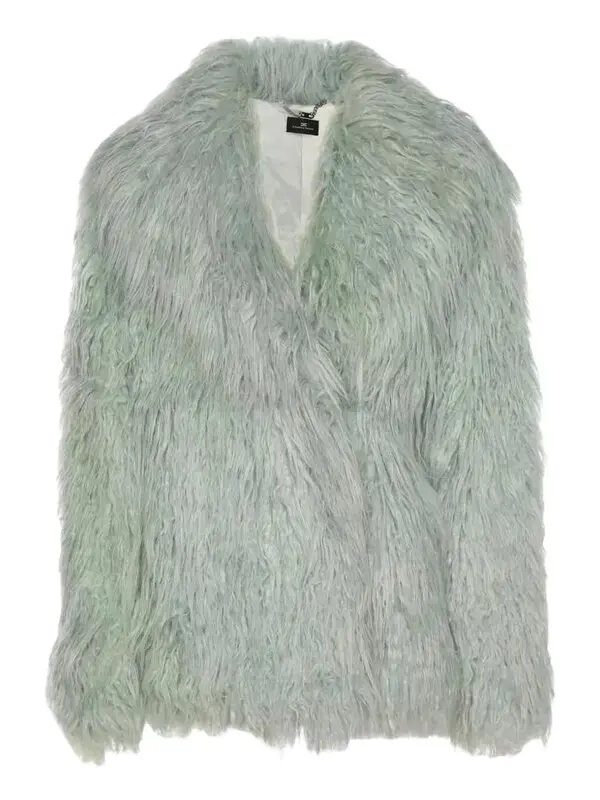 Elisabetta Franchi Faux-fur Jacket - Green