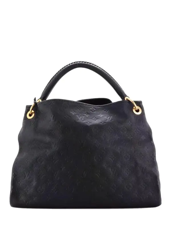 LOUIS VUITTON Artsy Mm Hobo Bag Monogram Empreinte Leather - Black