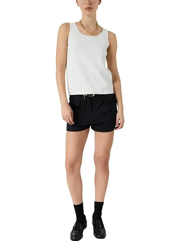 Gerard Darel Lucina Knit Tank - White