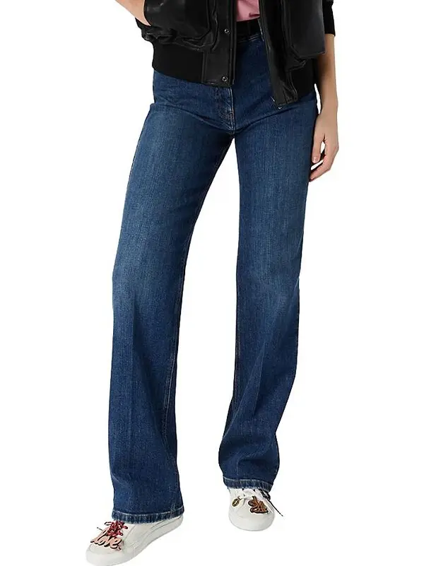 Gerard Darel Avenie High Rise Straight Jeans - Blue