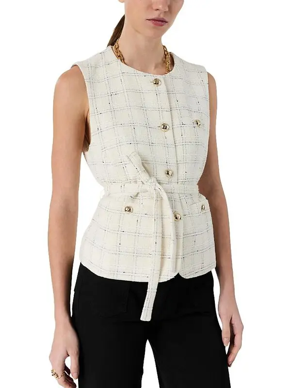 Gerard Darel Tillie Vest - Ecru