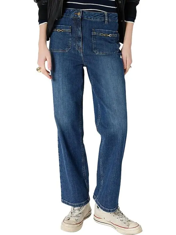 Gerard Darel Arlina Mid-rise Jeans - Blue