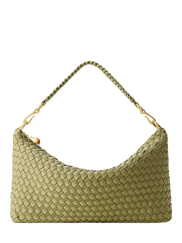 NAGHEDI Porto Small Half-man Saddle Bag - Beetle Green