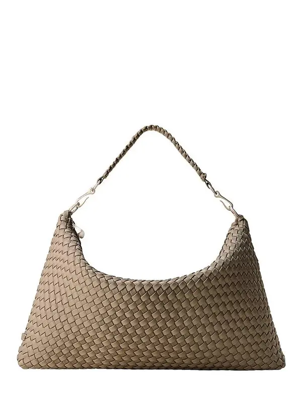 NAGHEDI Porto Small Half-man Saddle Bag - Cashmere