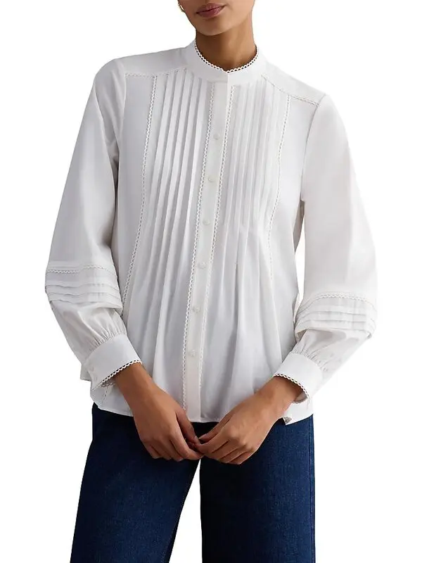 HOBBS LONDON Mariette Blouse - Ivory