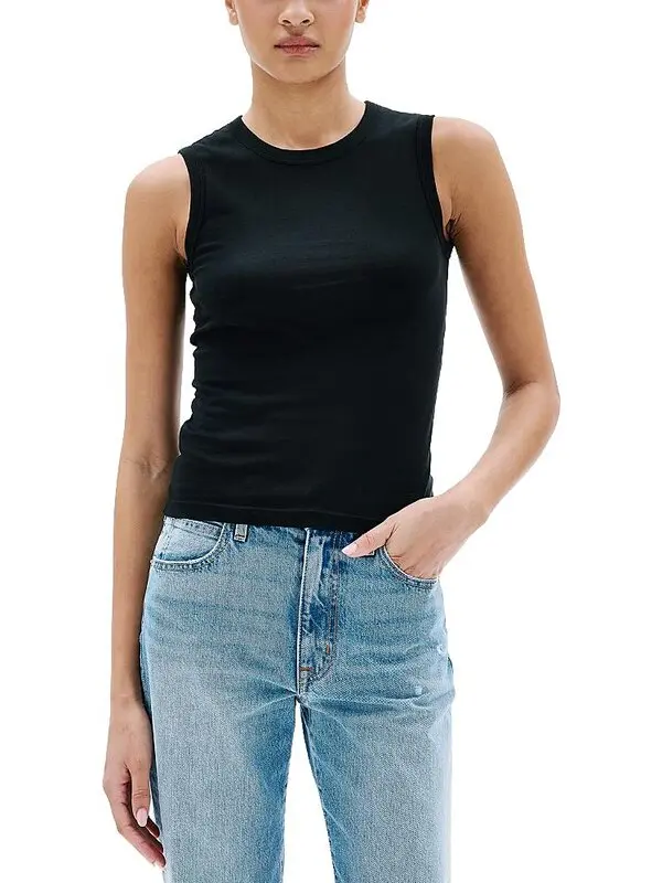 SLVRLAKE Crewneck Tank Top - Raven