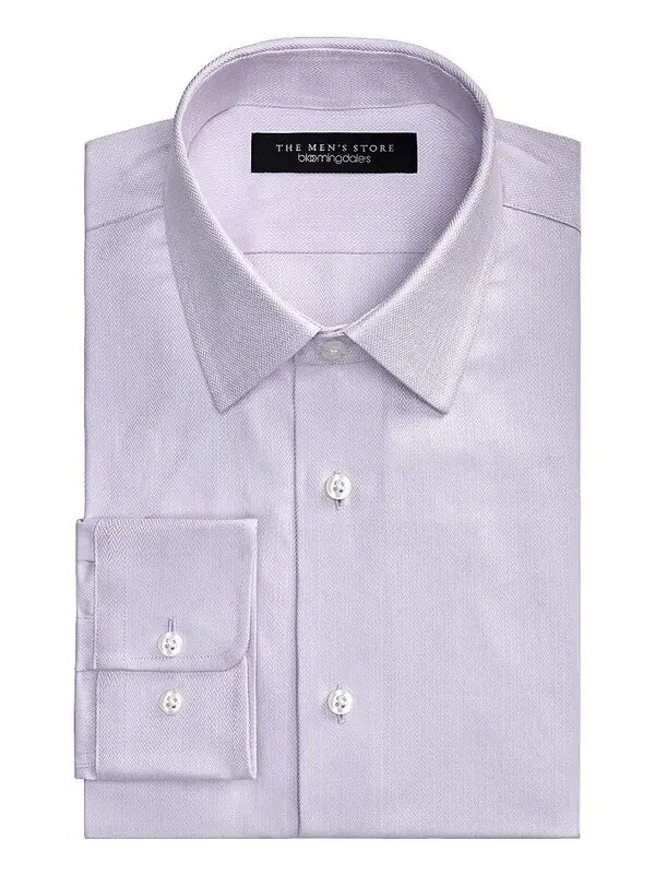 Bloomingdale'S Slim Fit Stretch Dress Shirt Exclusive - Lavender