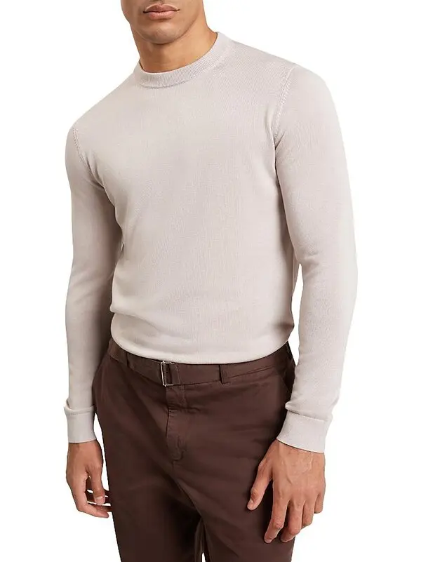 Ted Baker London Wool & Silk Blend Sweater - Ecru