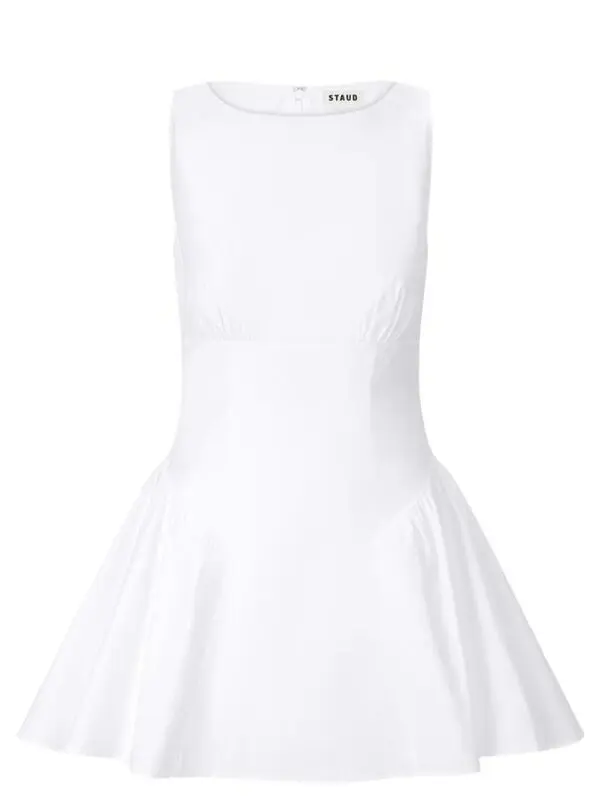 Staud Gwen Mini Dress - White