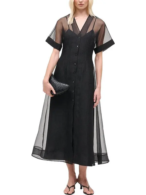 Staud Elle Dress - Black