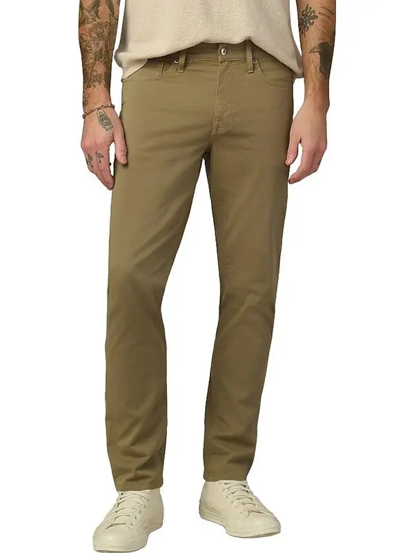 Joe's Jeans The Brixton Luxe Twill Slim Straight Fit Pants - Seagrass