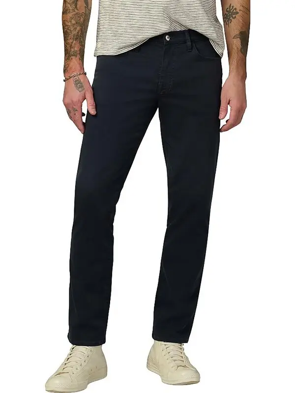 Joe's Jeans The Brixton Luxe Twill Slim Straight Fit Pants - True Navy