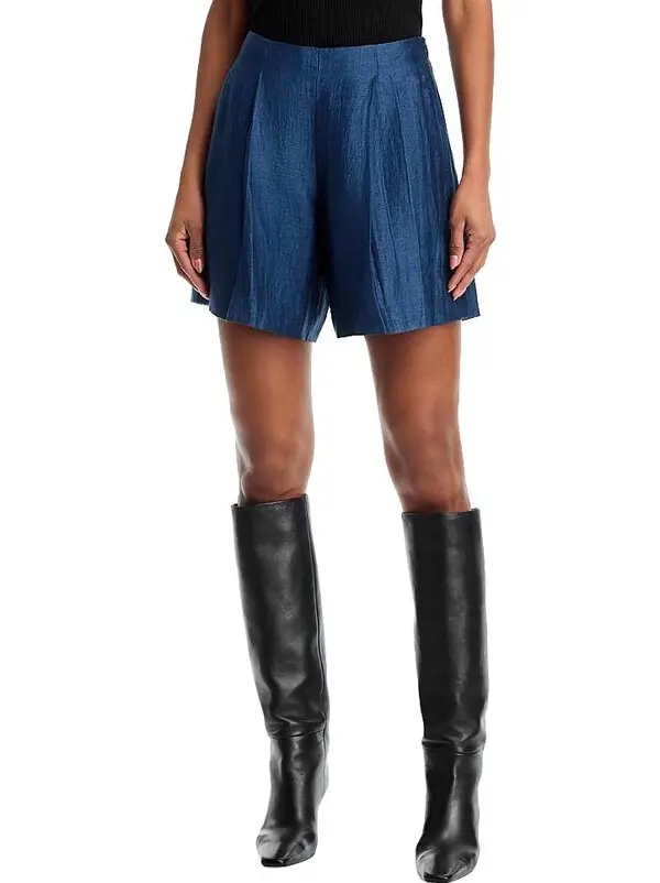 L'Agence Hadleigh Shorts - Deep Sea Blend