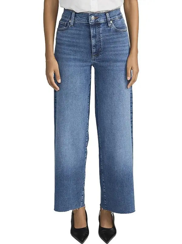 FRAME Le Pixie Slim Palazzo High-rise Jeans - Canals Raw