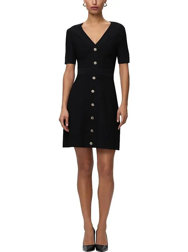 Herve Leger Winslow Mini Dress - Black