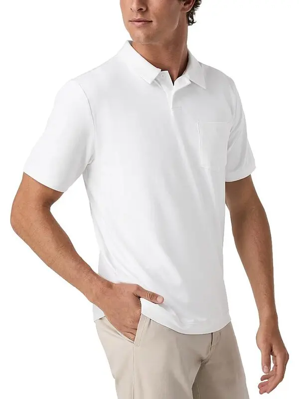 Vuori Ponte Perf Polo Shirt - White