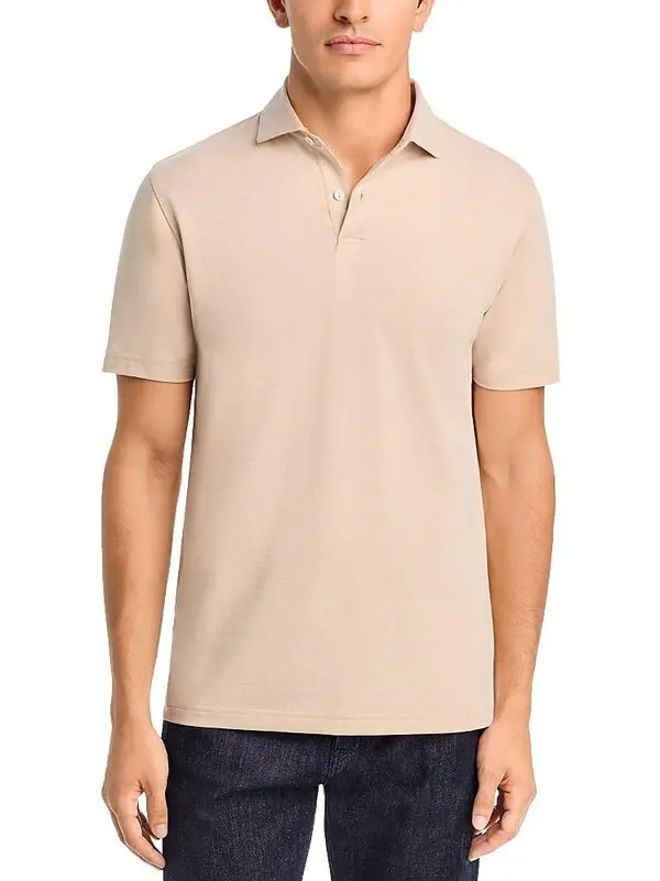 Peter Millar Crown Crafted Albatross Cotton-blend Pique Polo - Summer Dune