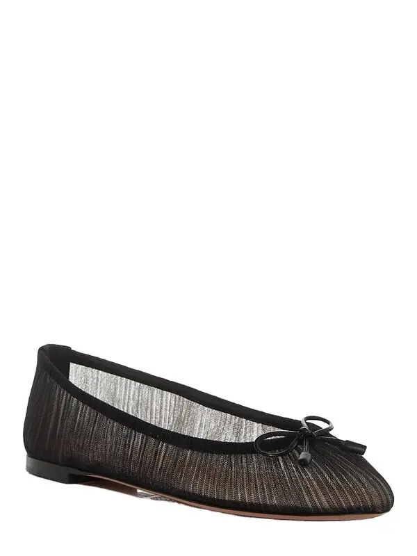 AQUAZZURA Voille Ballet Flats - Black