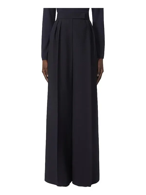 Max Mara Secolo Wide Leg Pants - Ultramarine