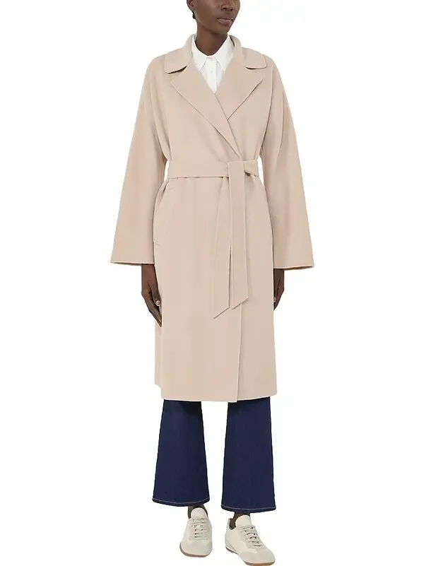 Max Mara Civada Midi Robe Coat - Sand