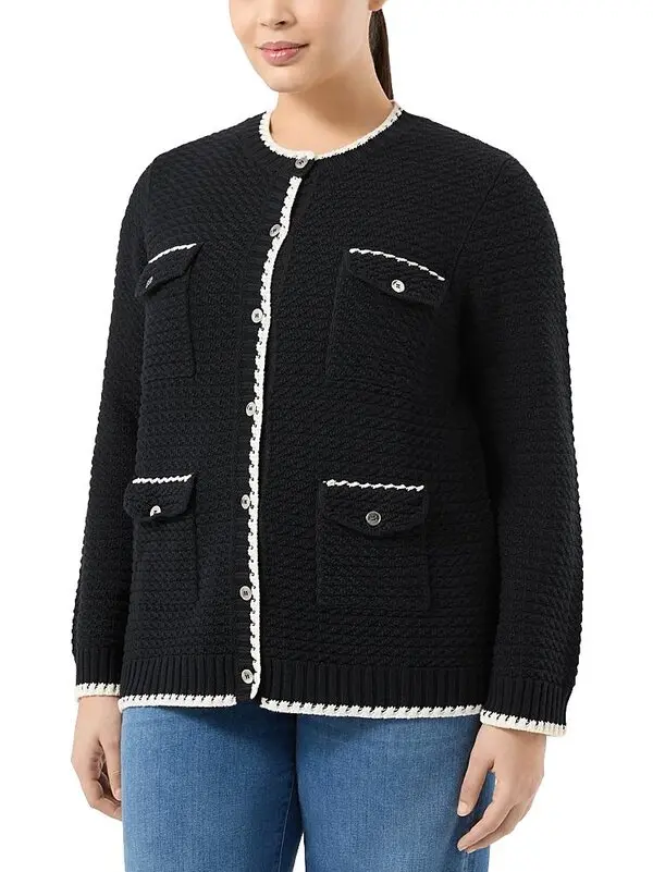 Marina Rinaldi Mrsarmony Cardigan Sweater - Navy